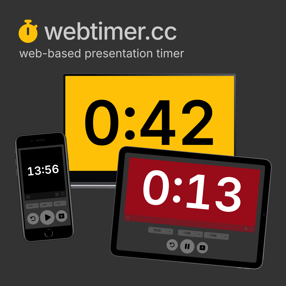 webtimer.cc - web-based presentation timer